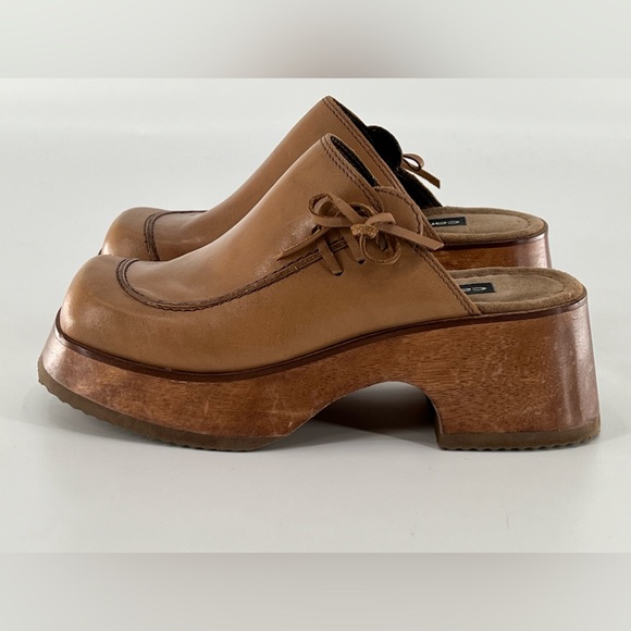 Candie's | Shoes | Vintage Candies Wooden Platform Clogs 7 | Poshmark